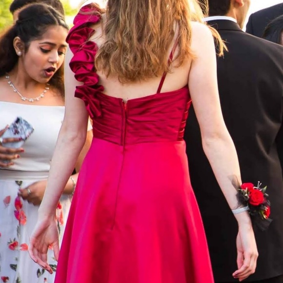 Dresses | Custom Made Red Prom Dress | Poshmark